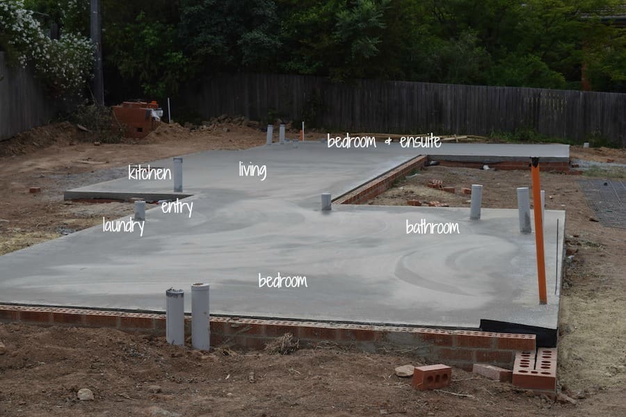 Construction update 5: Pouring the concrete slab, follow Style Curator ...