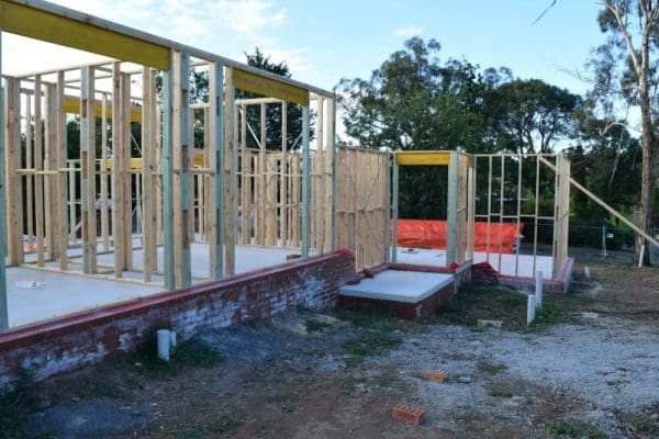 Construction update 7: Frames and trusses have gone up