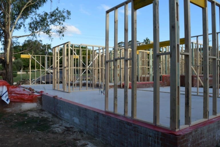 Construction update 7: Frames and trusses have gone up