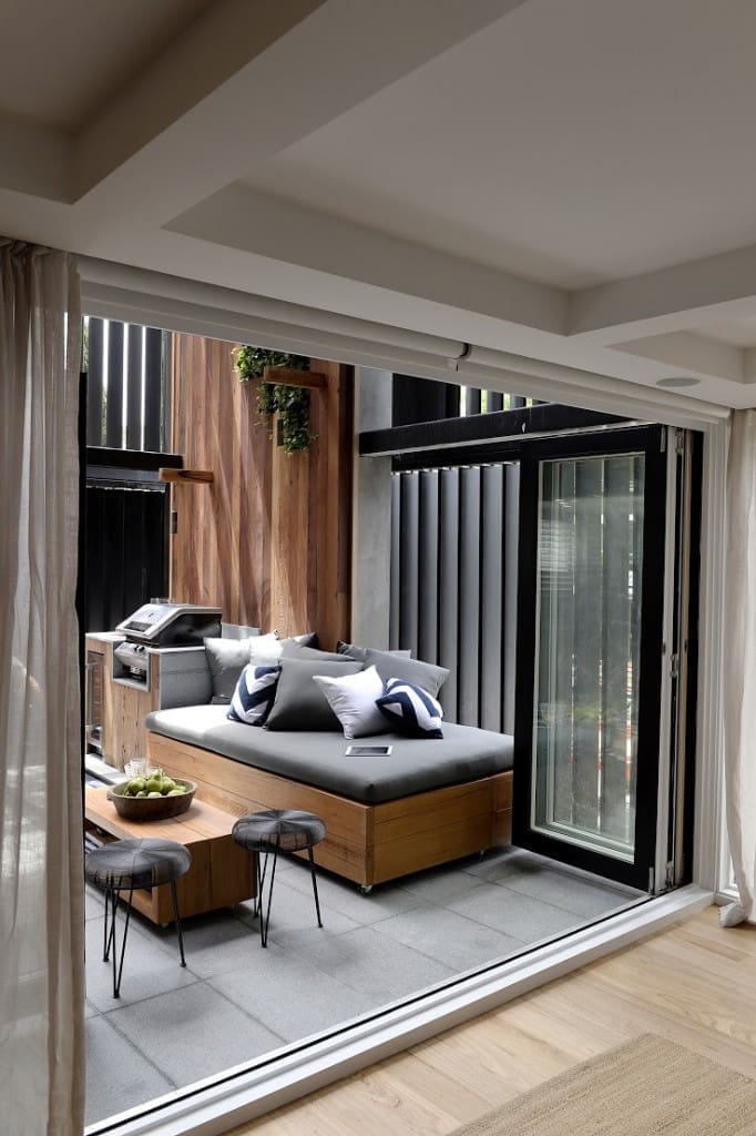 Outdoor terrace reveals on The Block Triple Threat