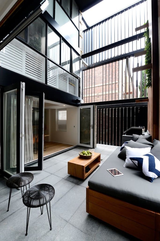 Outdoor terrace reveals on The Block Triple Threat