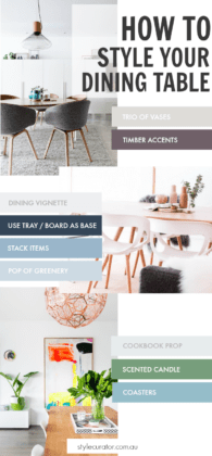 How to style your dining table (when it's not being eaten at!) | Style ...