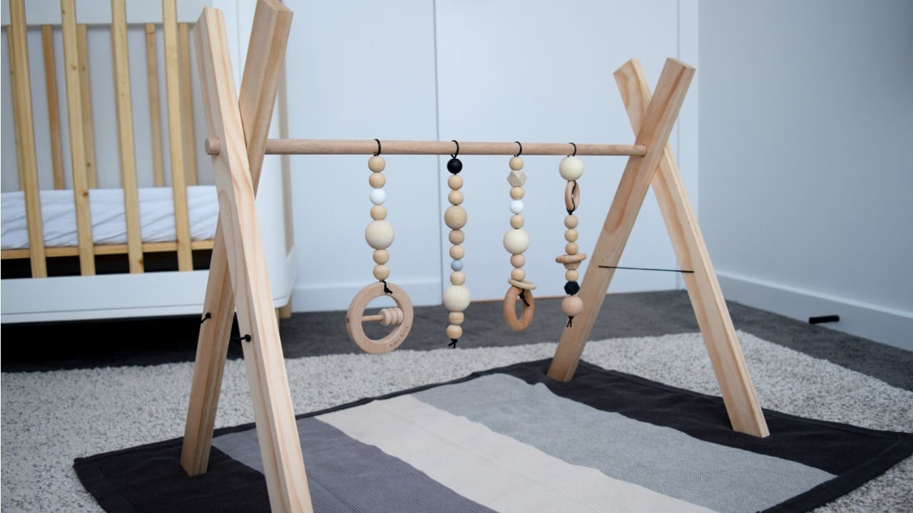 DIY Baby Play Gym Make A Stylish Timber Play Gym For Your Baby STYLE