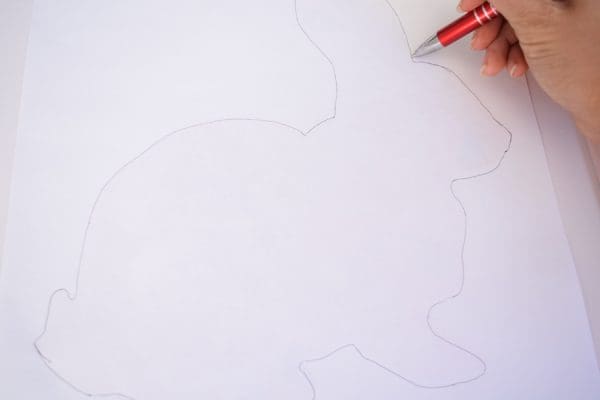 DIY Easter bunny doormat | Style Curator