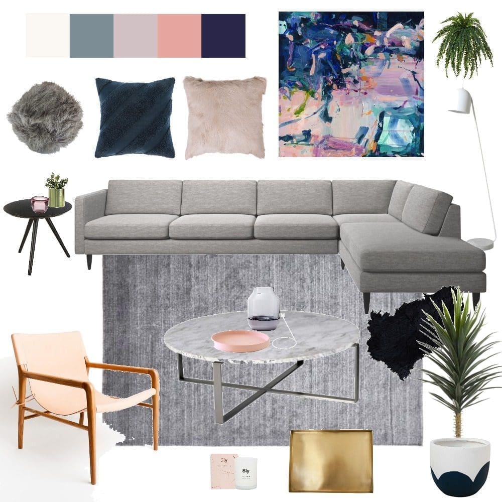 Mood Board Template Interior Design Fikoblue