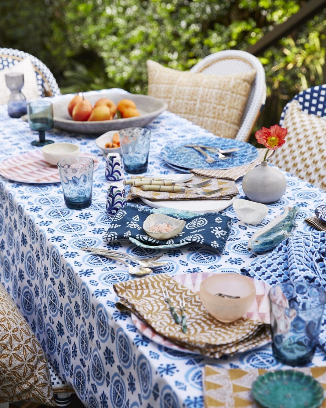 Explore the stunning artisan hand printed textiles by Walter G