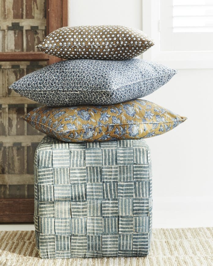 Explore the stunning artisan hand printed textiles by Walter G