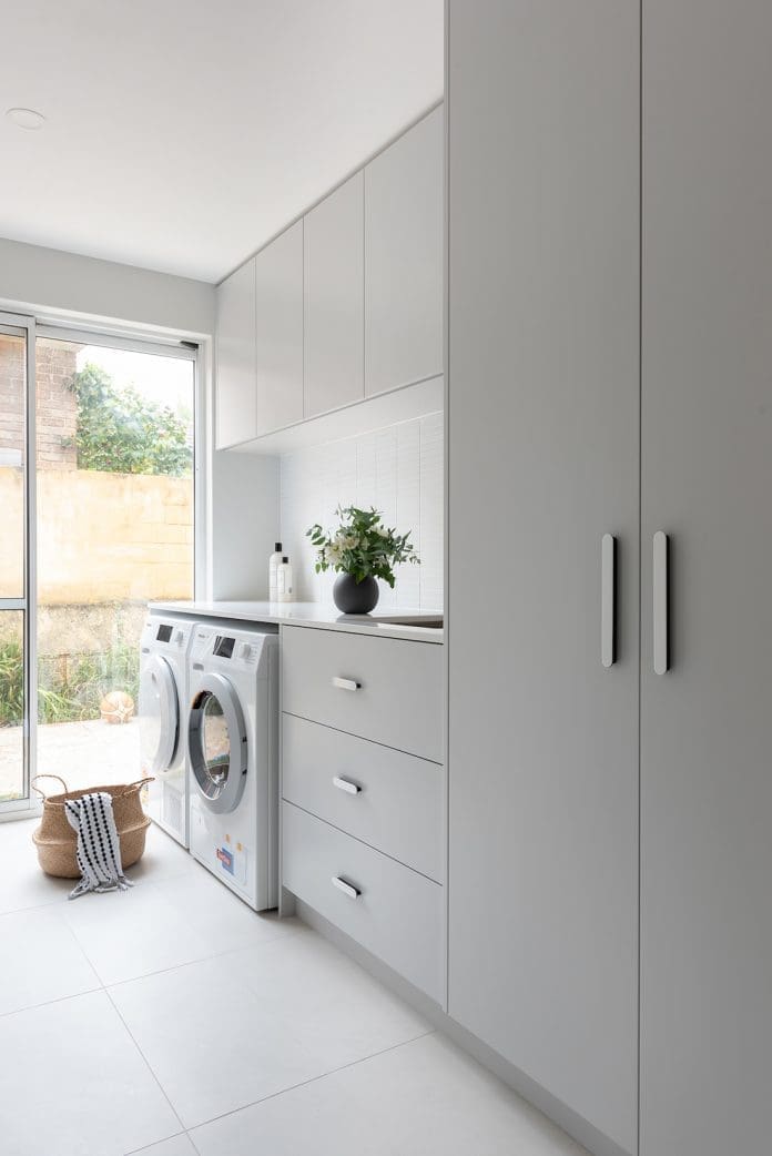 A laundry makeover that's practical, functional AND beautiful