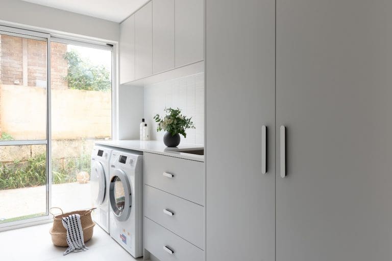 A laundry makeover that's practical, functional AND beautiful