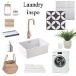 Laundry before and after: Dreamy Euro style laundry behind pocket doors