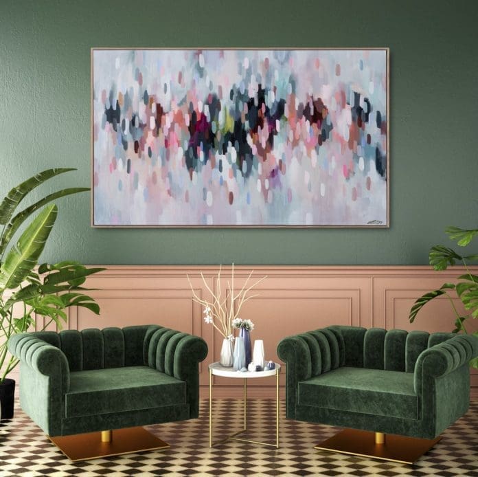 Experimental texture from abstract artist, Jessie Rigby | Style Curator