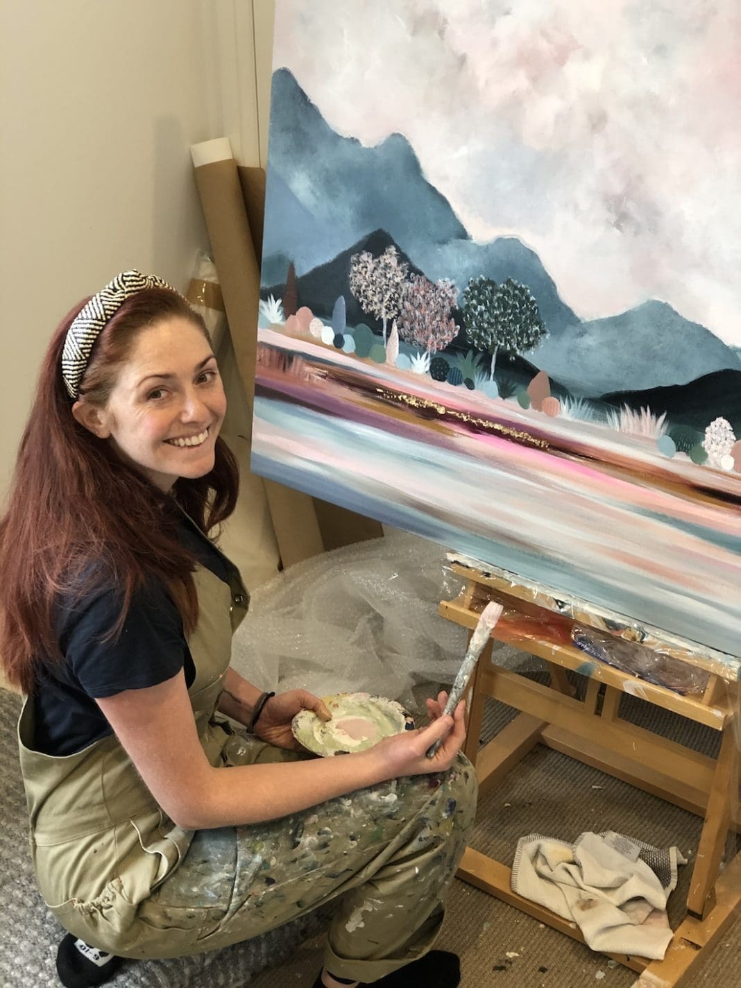 Experimental texture from abstract artist, Jessie Rigby | Style Curator