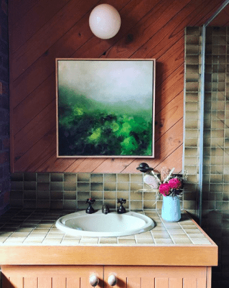 An '80s brick home turned colourful rainbow paradise | Style Curator