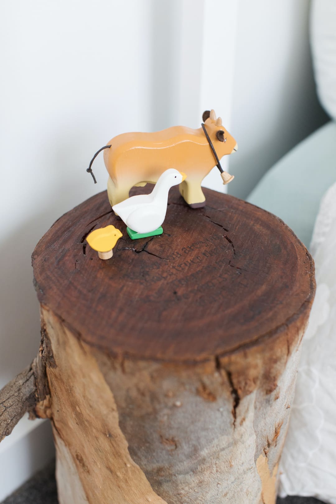 How to make a sweet personalised stump side table | Style Curator