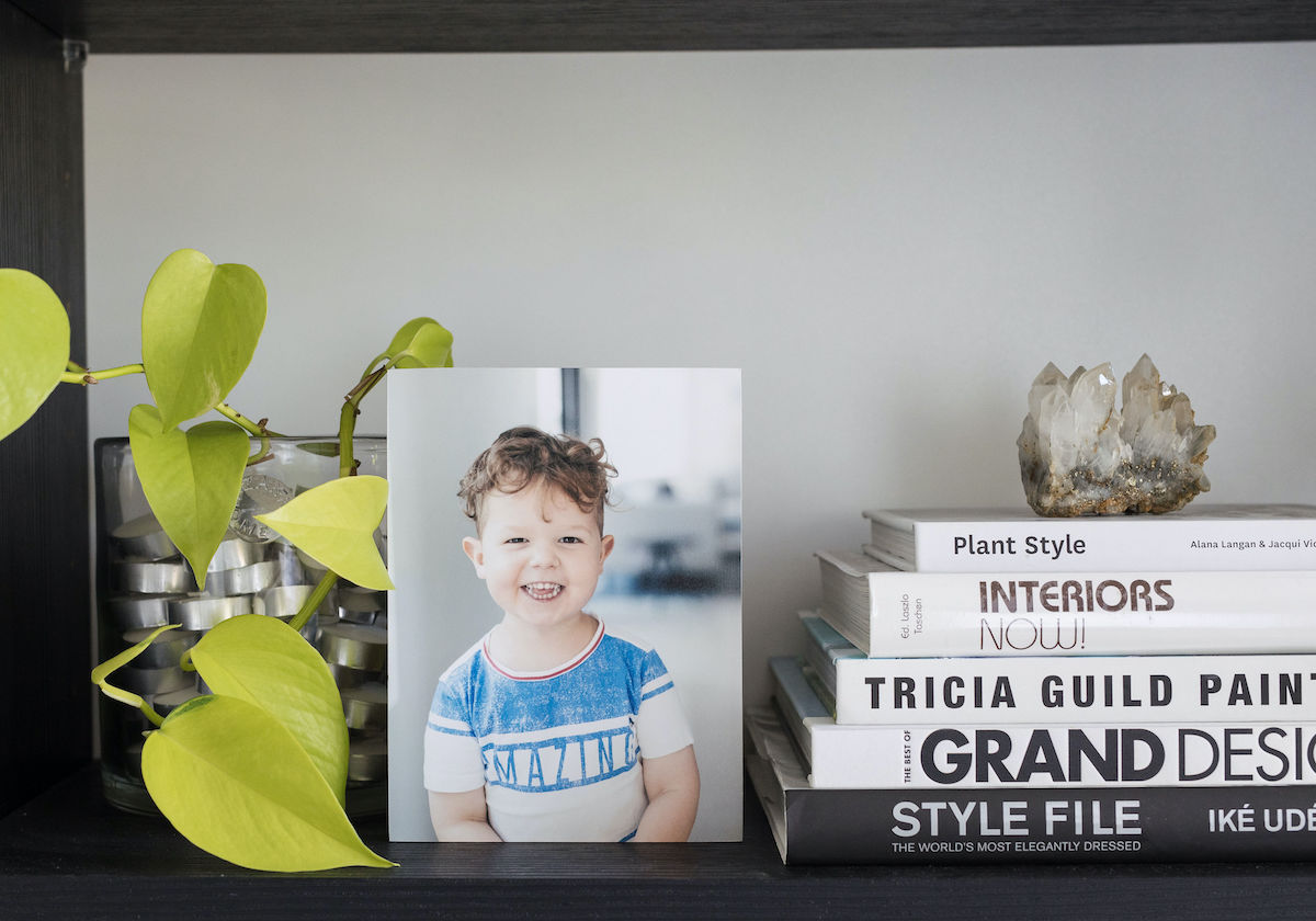 Modern ways to incorporate family photos around your home