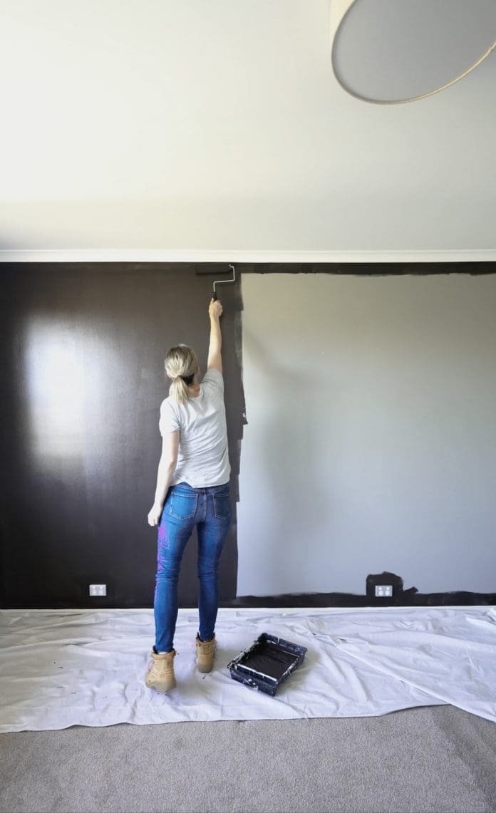 How to create a square panel feature wall | Style Curator