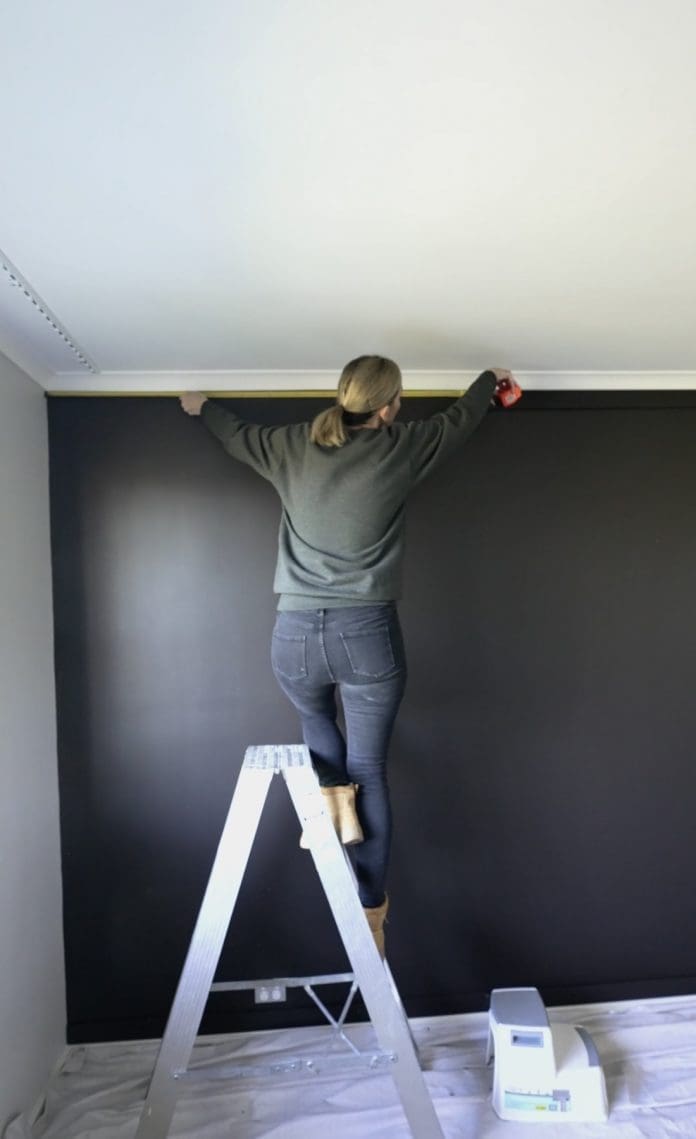 How to create a square panel feature wall | Style Curator