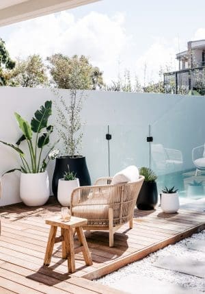 Backyard inspiration: Creating two modern backyards from the rubble