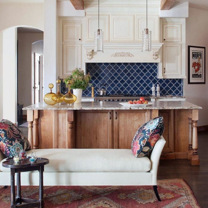 14 types of blue kitchen splashback tiles | Style Curator