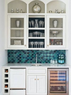 14 types of blue kitchen splashback tiles | Style Curator