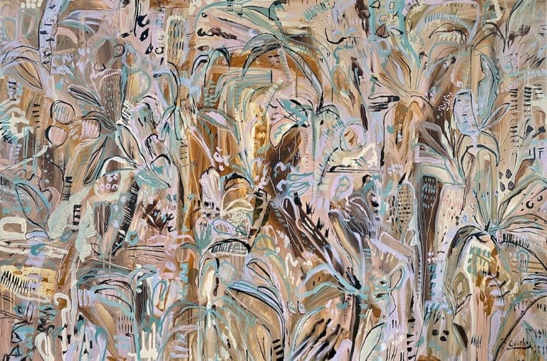 The colourful botanical abstracts by artist Carley Bourne | Style Curator