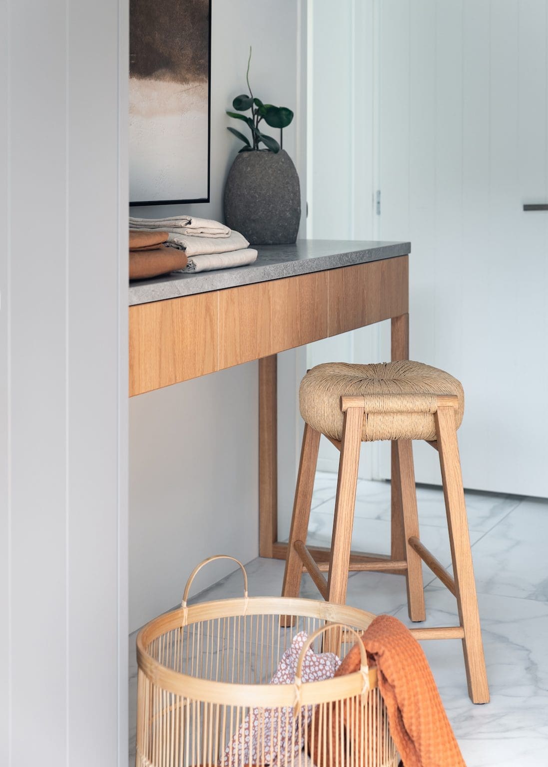 The award-winning laundry of the Scandinavian Purity home