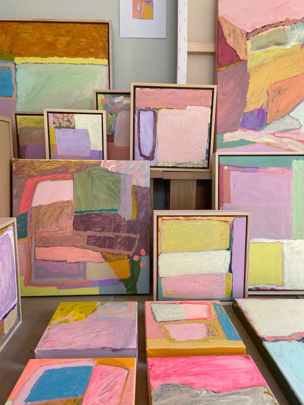 The abstract colour-block artworks from Jackie Anderson | Style Curator