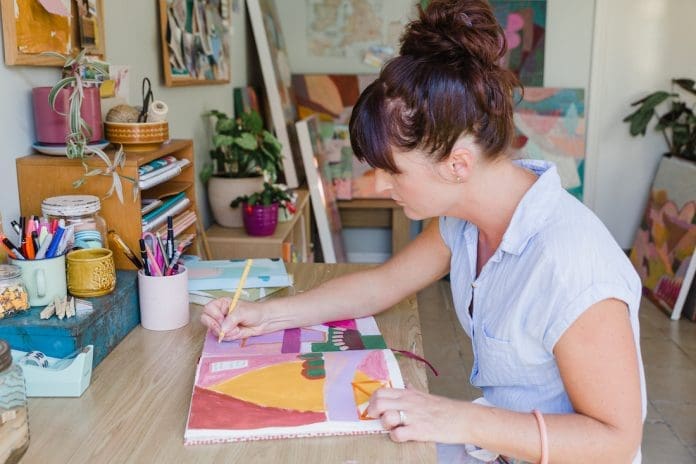 The abstract colour-block artworks from Jackie Anderson | Style Curator