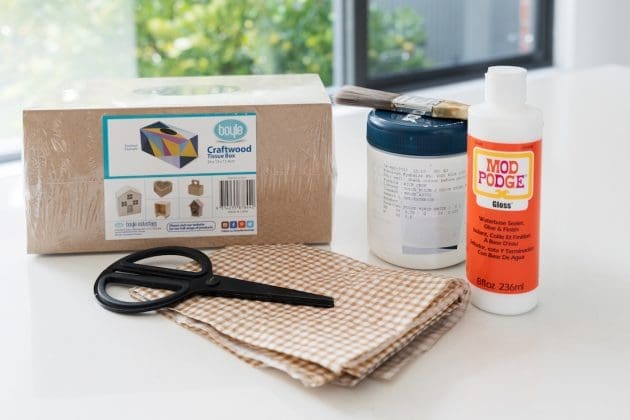 DIY checkered tissue box cover | Style Curator DIY and interior styling ...