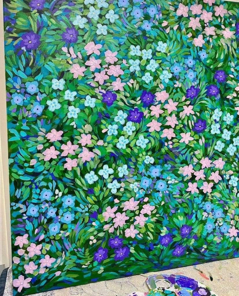 Escape to a floral wonderland with art by Sam Matthews | Style Curator