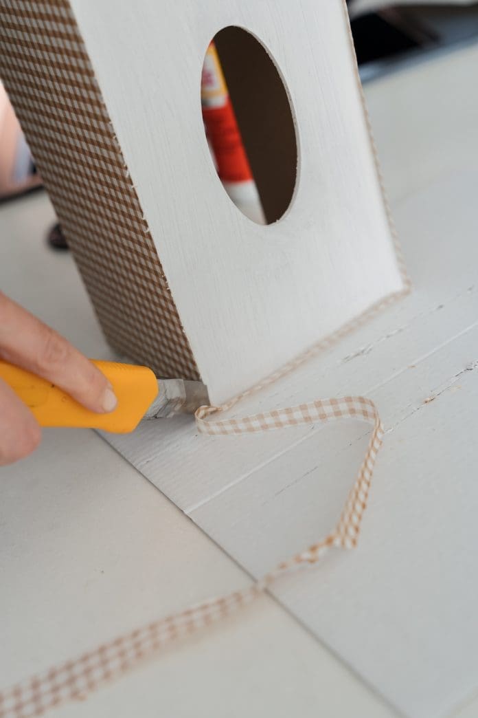 DIY checkered tissue box cover | Style Curator DIY and interior styling ...