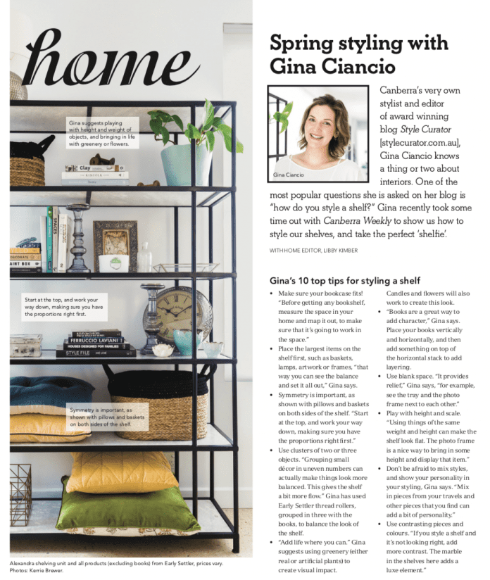 Shelf styling made easy with these 10 tips | Style Curator