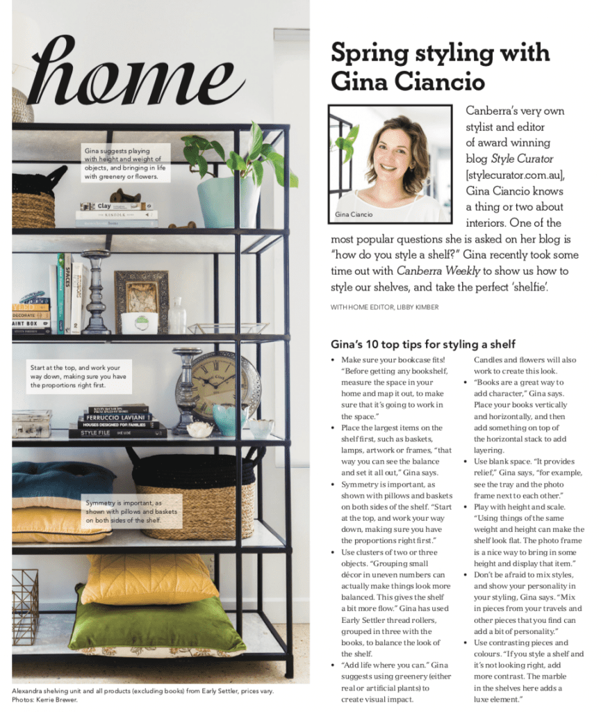 Shelf styling made easy with these 10 tips | Style Curator