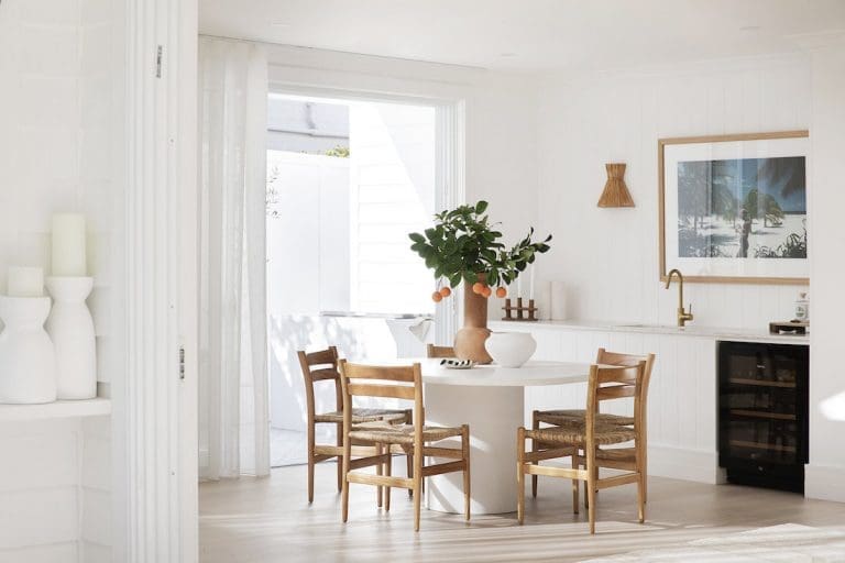 The light bright beautiful interior from Three Birds | Style Curator