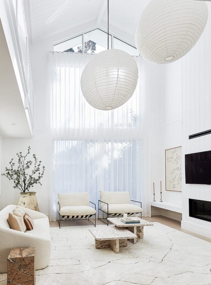 The light bright beautiful interior from Three Birds | Style Curator