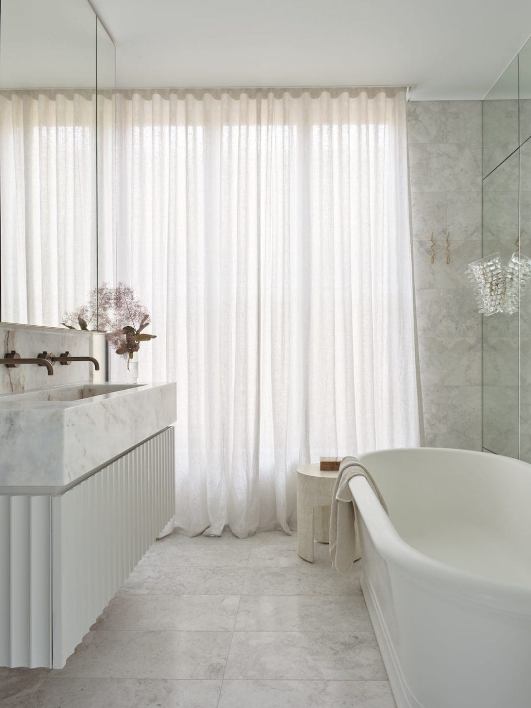 First Blush: A luxe residential project with blush powder room