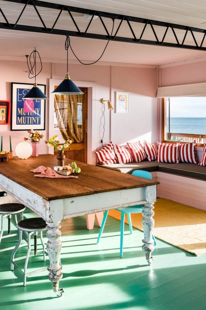 Take a tour of Love & Mutiny: The pink coastal cabin | Style Curator
