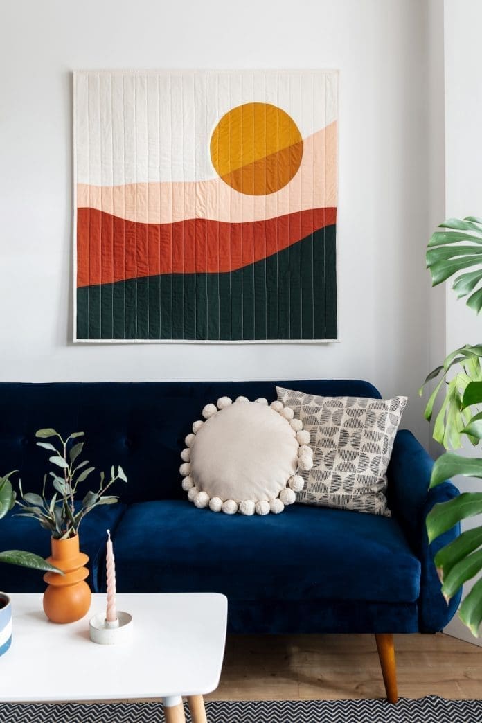 The modern quilted textile art from Excell Quilt Co | Style Curator