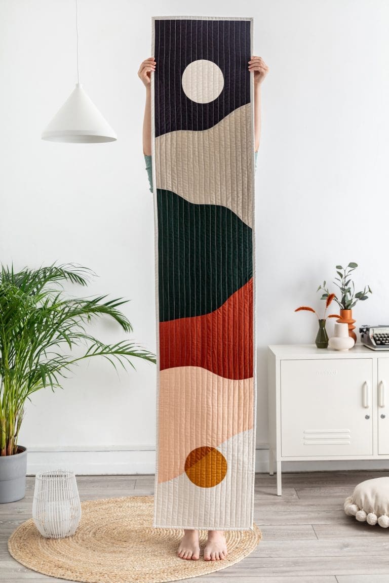 The modern quilted textile art from Excell Quilt Co | Style Curator