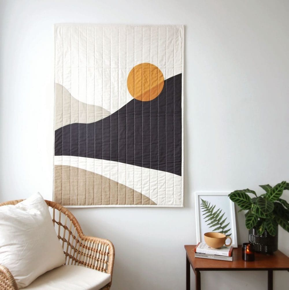 The modern quilted textile art from Excell Quilt Co | Style Curator