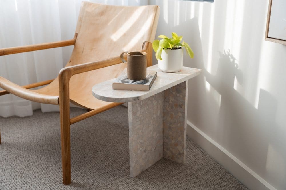 DIY terrazzo side table: Make your own luxe stone side table | Style Curator