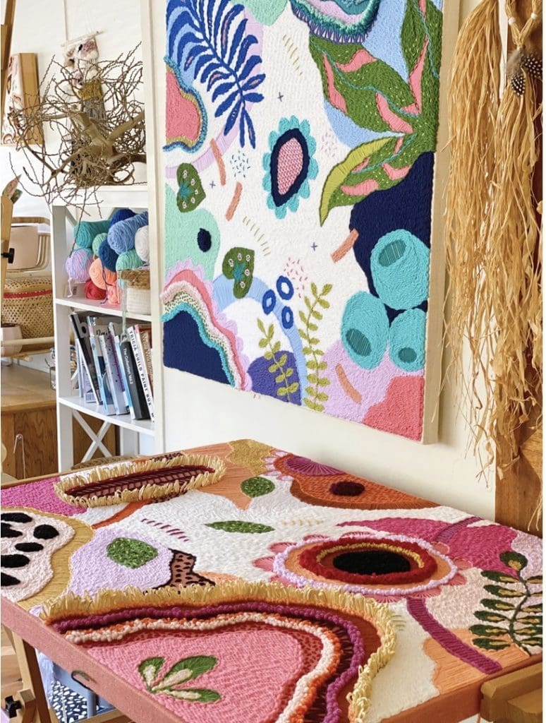 Colourful fun tapestry art from Pi Williams | Style Curator
