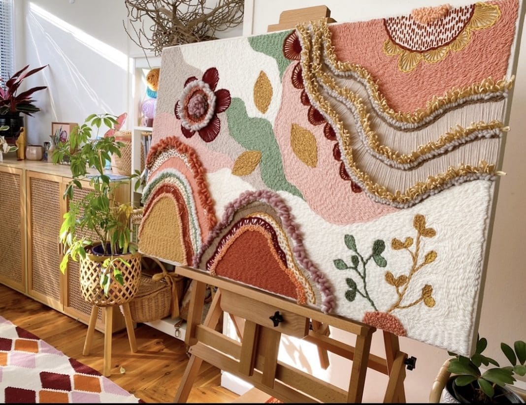Colourful fun tapestry art from Pi Williams | Style Curator