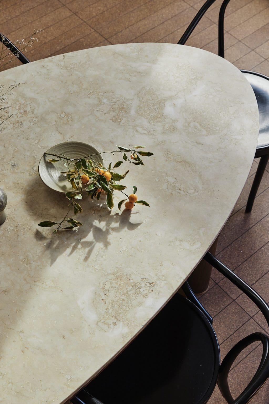 Natural stone materials shine in this renovated Edwardian house