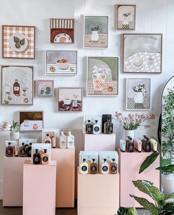 Abstract still life paintings from Art by Ally S | Style Curator