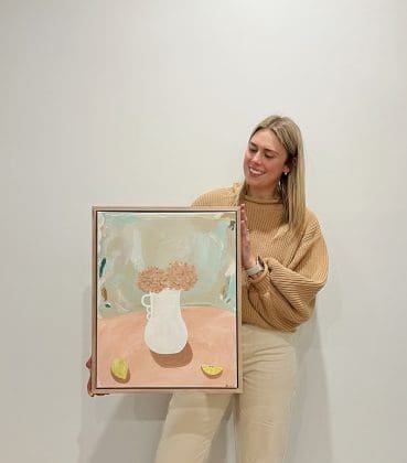 Abstract still life paintings from Art by Ally S | Style Curator