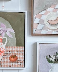 Abstract still life paintings from Art by Ally S | Style Curator