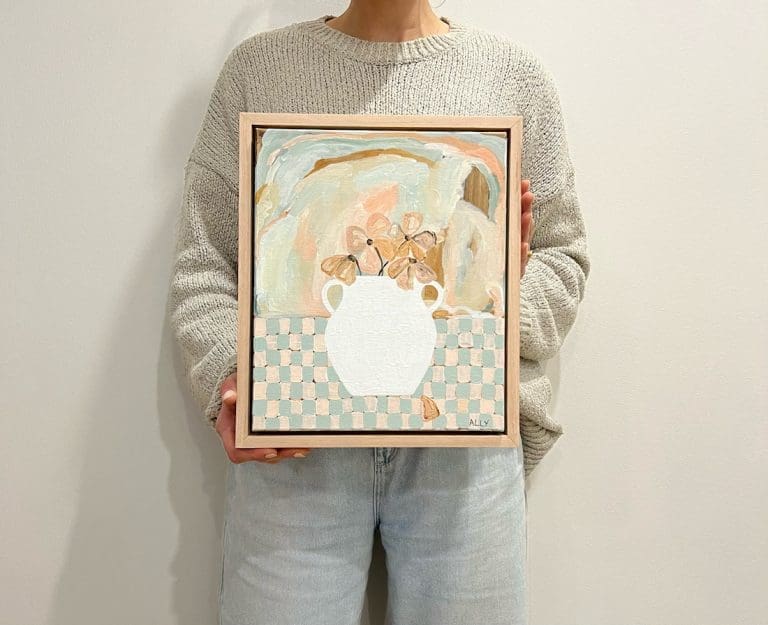 Abstract still life paintings from Art by Ally S | Style Curator