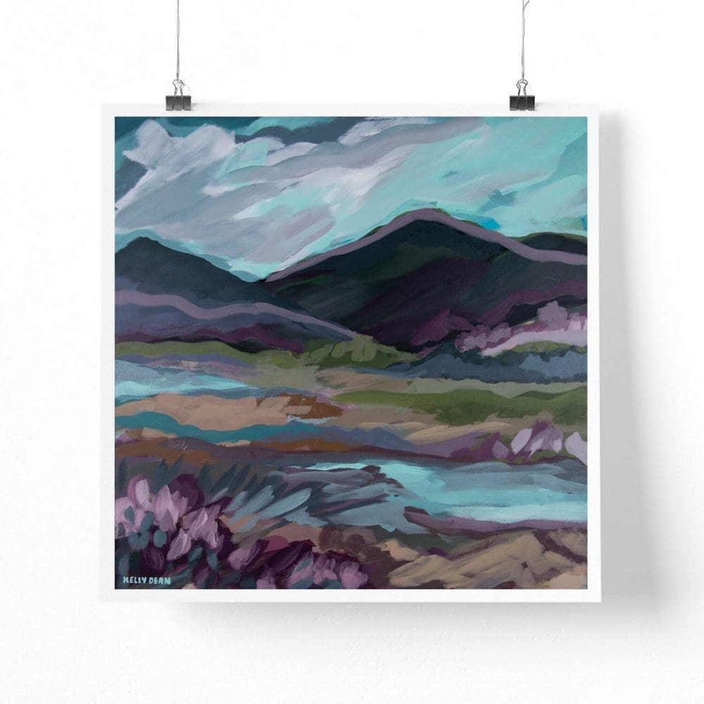 Abstract florals and landscapes from Kelly Dean | Style Curator