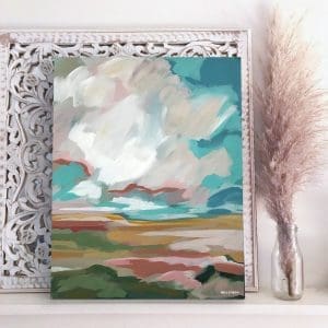 Abstract florals and landscapes from Kelly Dean | Style Curator